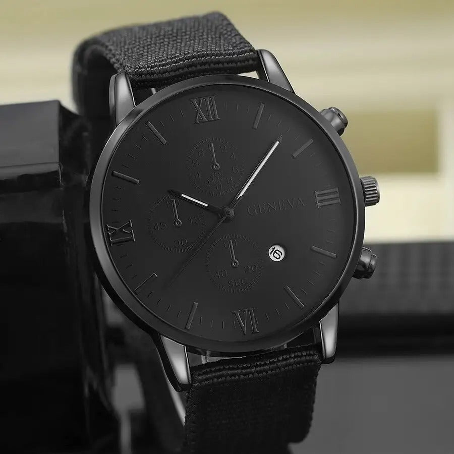 RELOJ GENEVA INVISIBLE NEGRO – Relojes JOOL