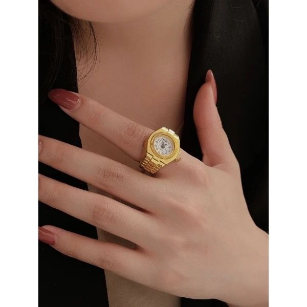 Anillo Reloj Dorado – Relojes JOOL