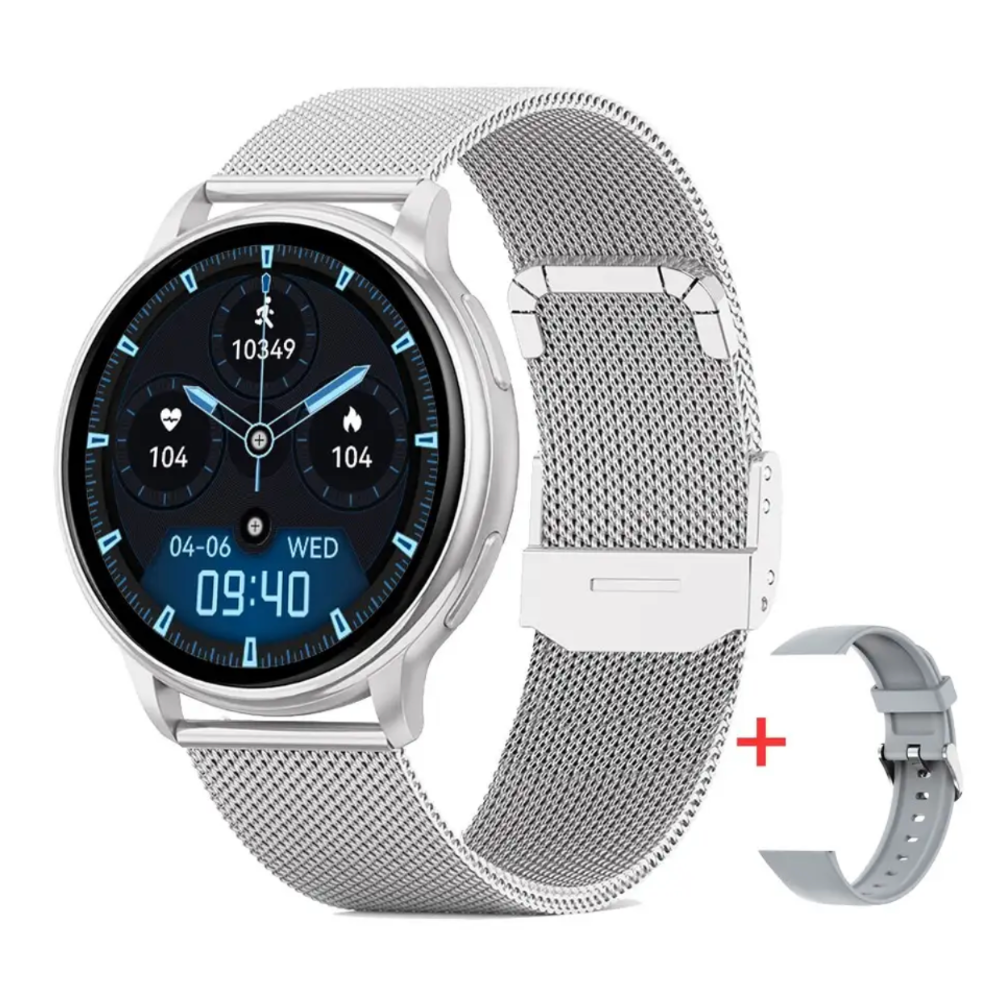 RELOJ SMARTWATCH TEMPO PLATEADO – Relojes JOOL
